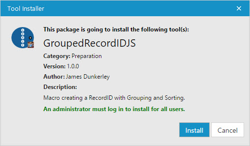 Grouped Record ID Tool – Macro-Based with JavaScript UI | James ...
